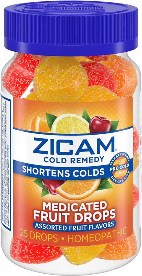 Zicam Cold Remedy Zinc Medicated Fruit Drops - CHILL GUMMY MOUNTAIN